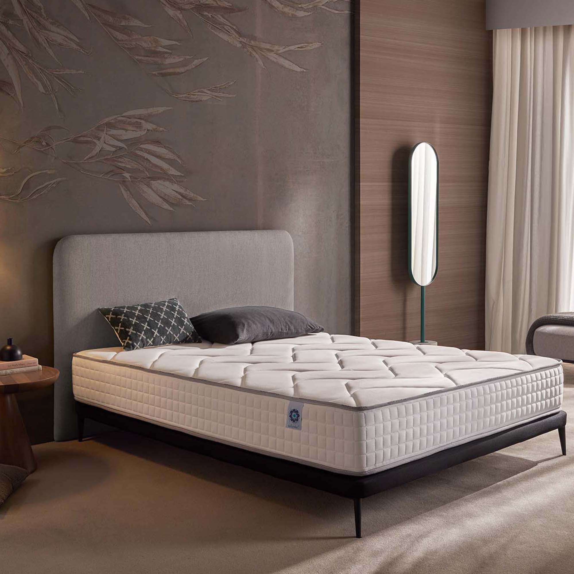 Matelas Memory S 150x200 cm - Mousse à mémoire de forme HR - Blue Latex ...