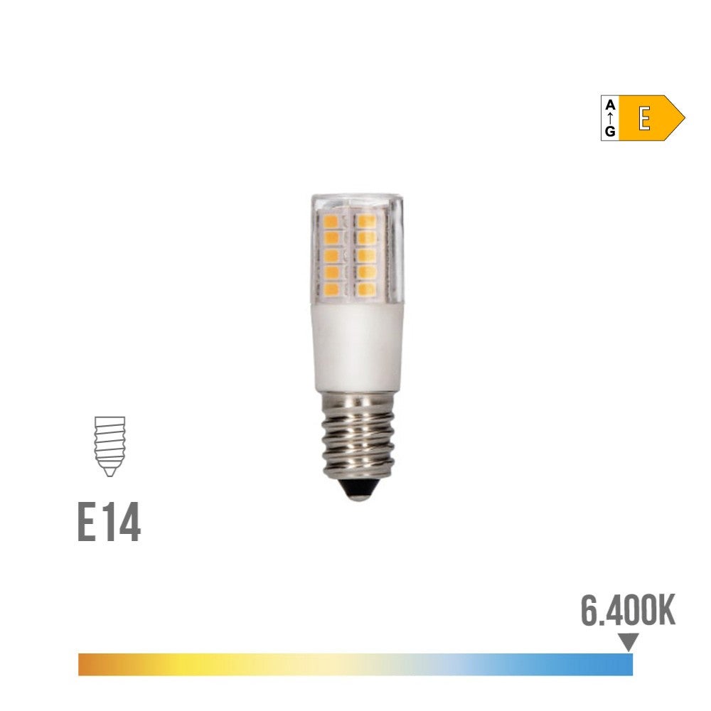 Bombilla LED EDM Tubular E14 5,5W 700lm 6400K Luz Fría Ø1,8x5,7cm ...