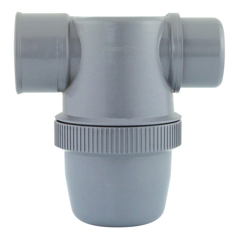 Siphon de parcours PVC Ø40 - Fitt - Gris - PVC | Leroy Merlin