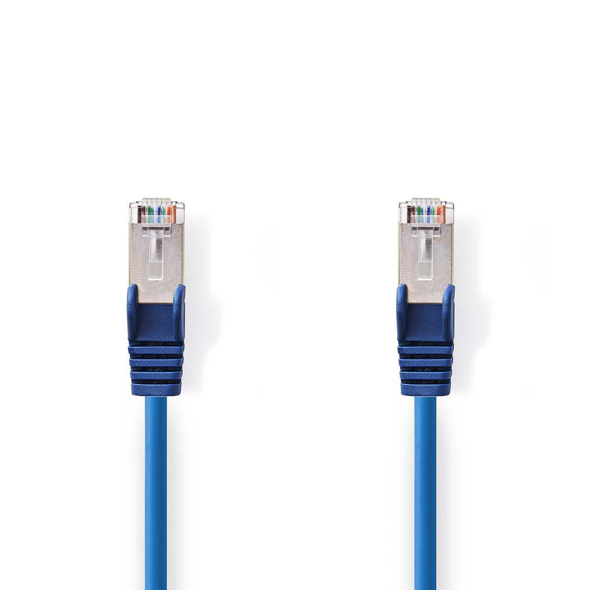 Nedis Câble RJ45 catégorie 5e SF/UTP 15 m (Bleu) | Leroy Merlin