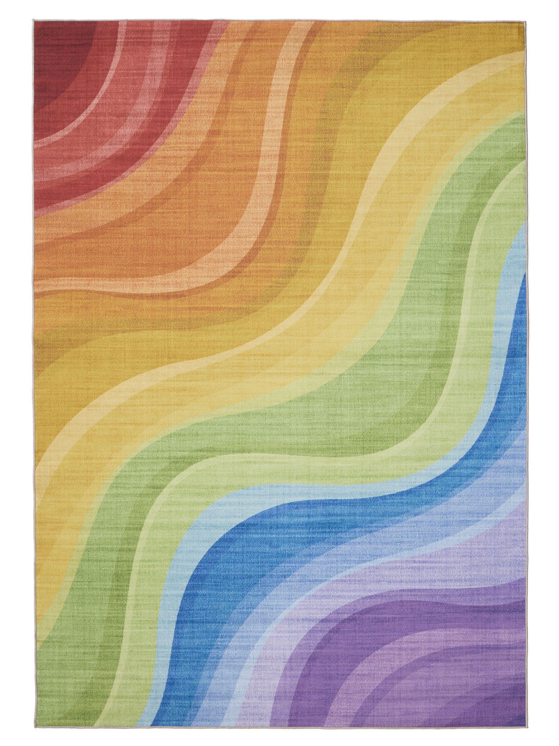 BENUTA - Tapis lavable George multicouleur/mauve 300x400 cm | Leroy Merlin