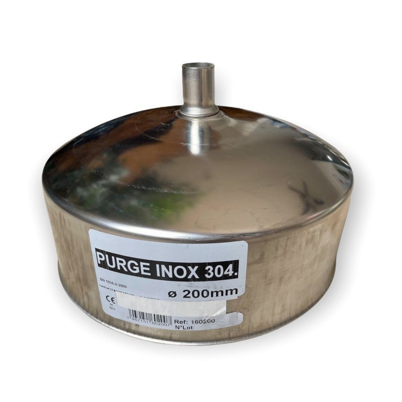 Purge Inox 304 Ø200mm tous combustibles 160200 | Leroy Merlin