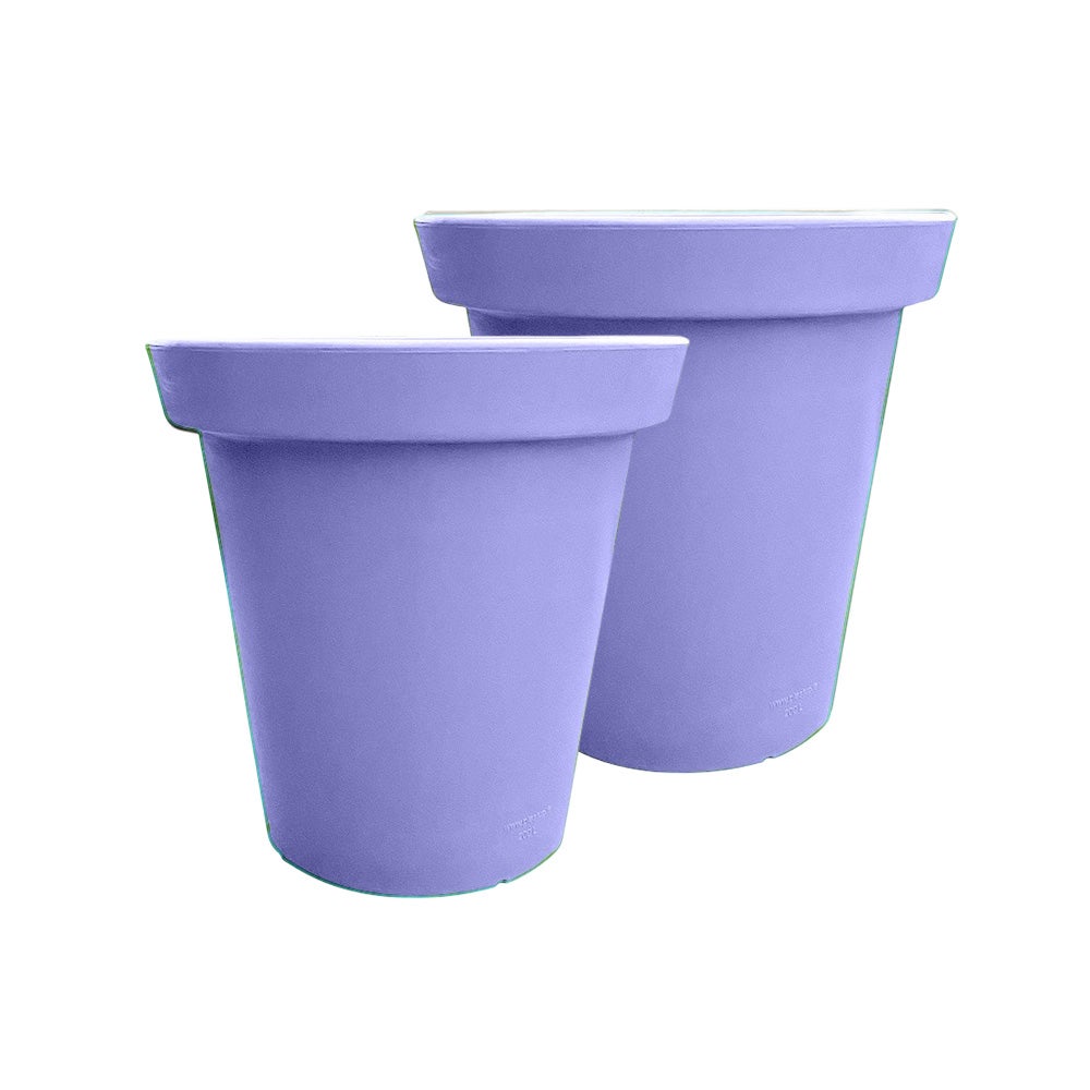 Pot de fleurs rond xxl delight 420l- lot de 2 | Leroy Merlin