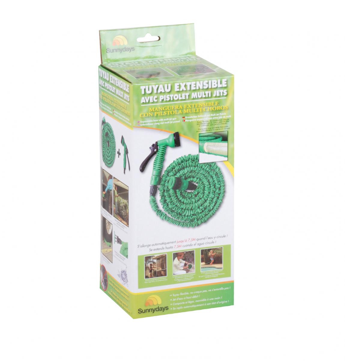 Tuyau d'arrosage extensible 22.5 M + Pistolet | Leroy Merlin