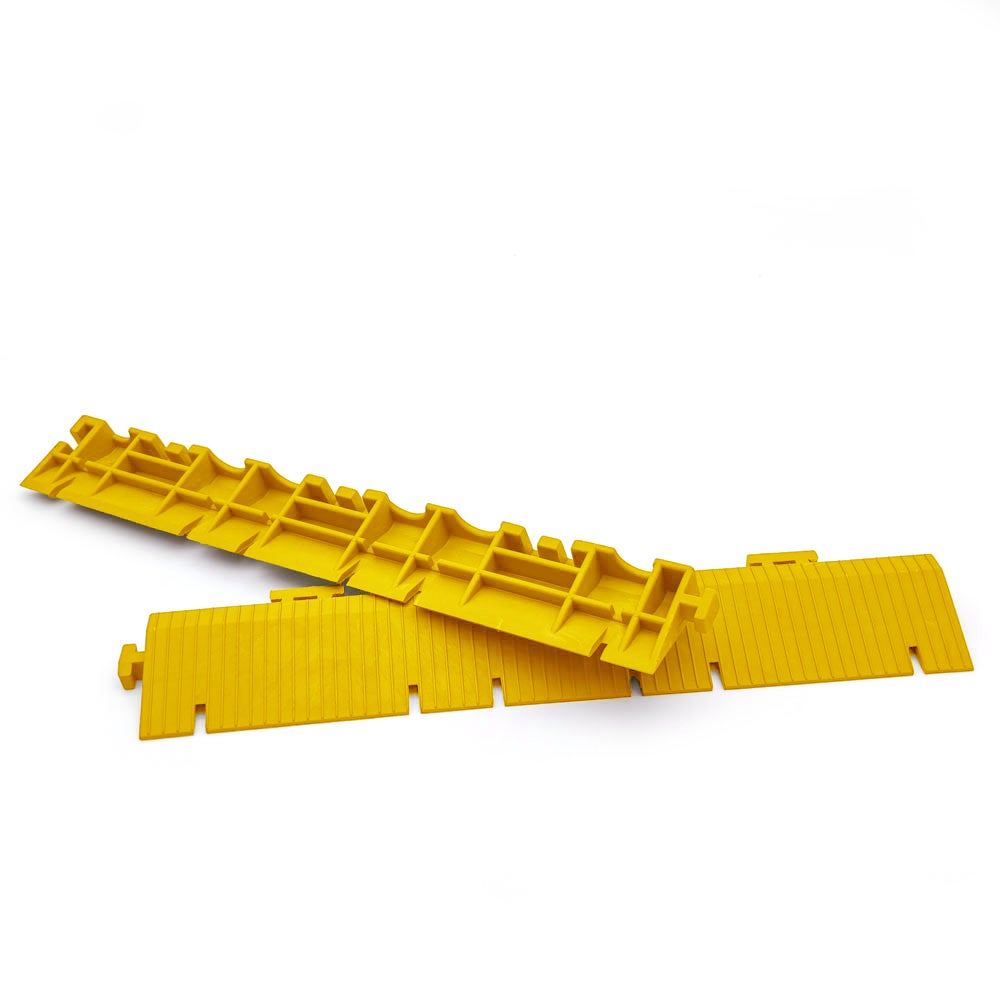 Kit 2 rampes + angle PVC (Jaune, 33x5x2cm). Anti-humidité, Résistant ...