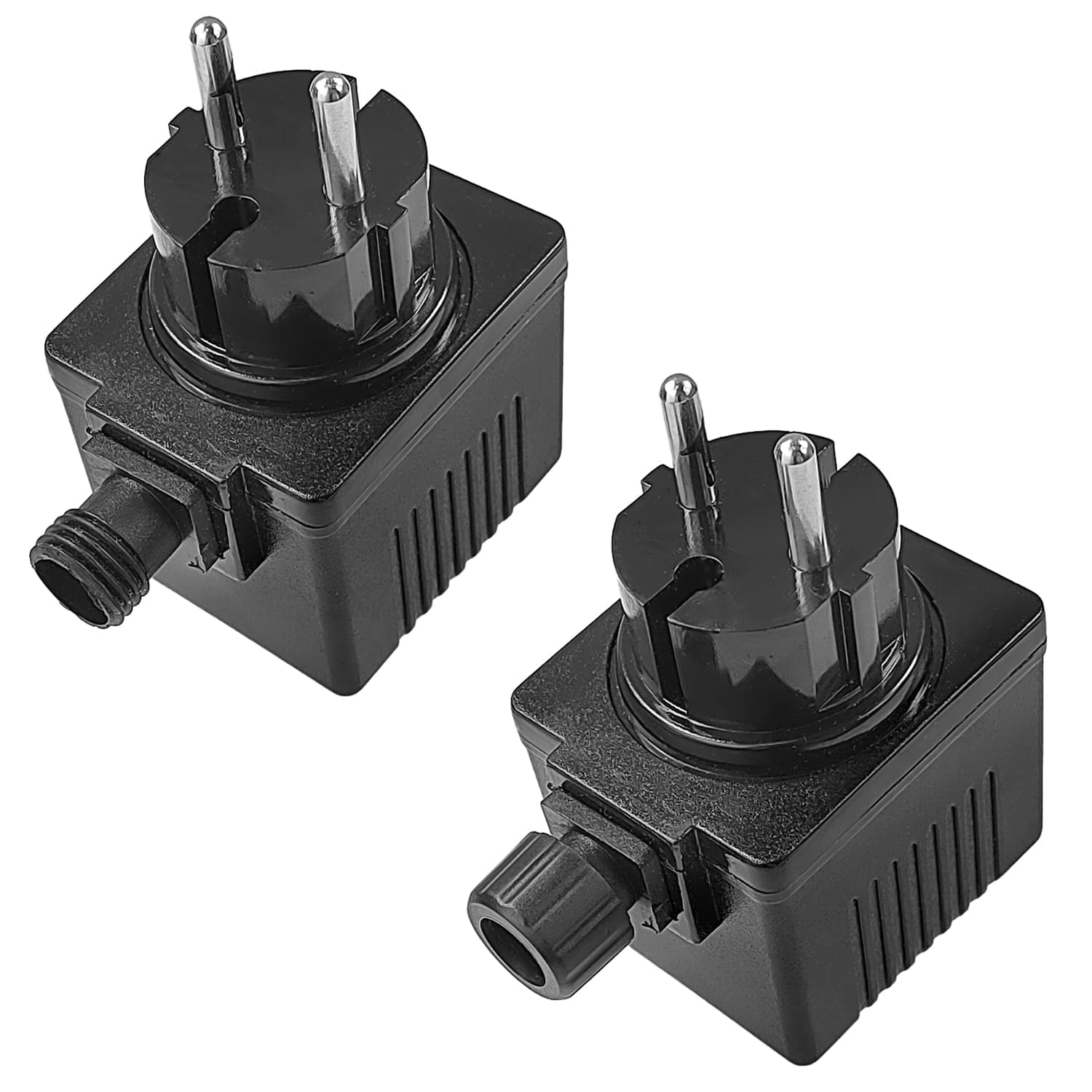 2 Piezas Transformador, 12V AC 12 W IP44 Enchufe Europeo Bloque de ...