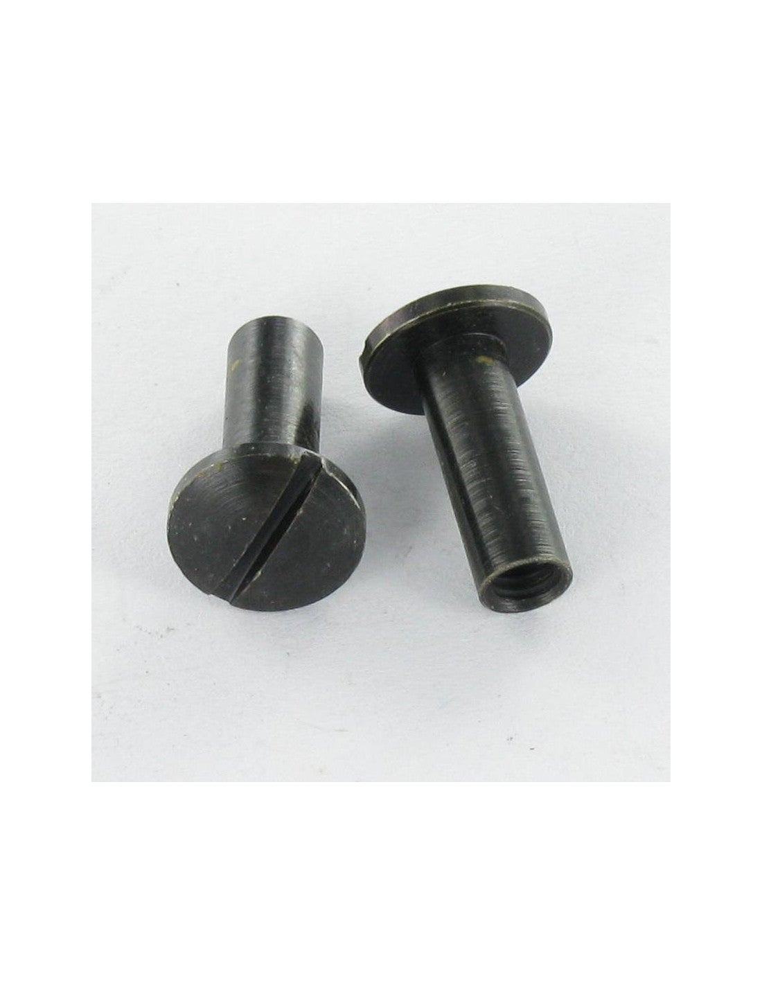 Tuerca encuadernador cabeza abombada ranura M4X12 5X14 Acero cincado ...