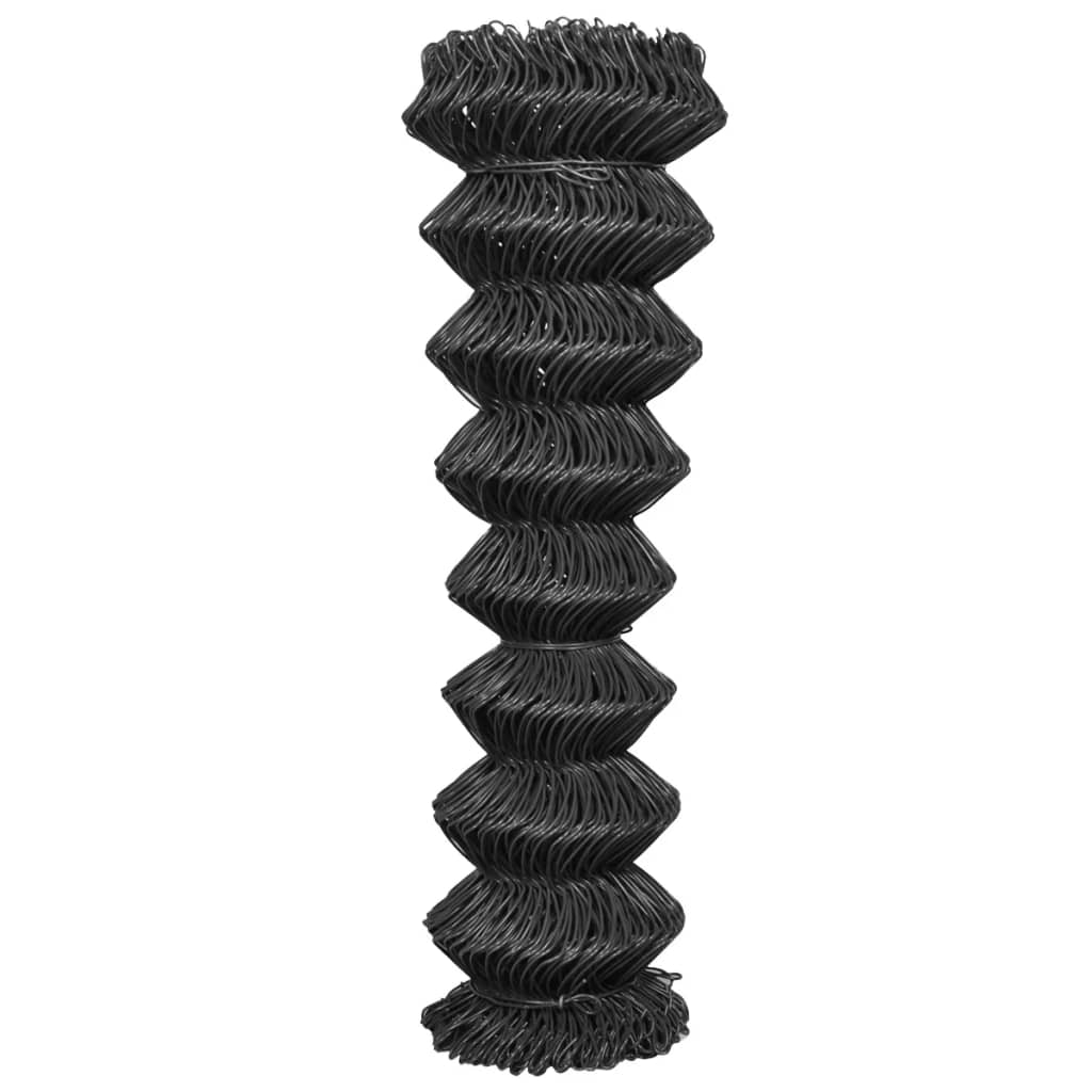 Clôture à mailles Acier 15 x 1,5 m Gris CFW50949 | Leroy Merlin