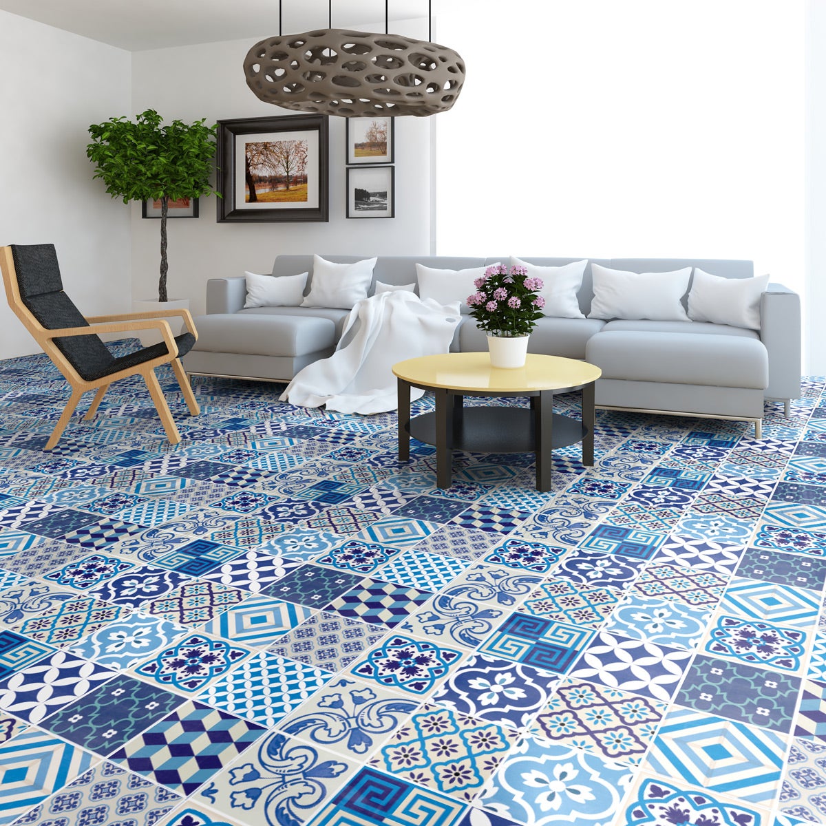 Stickers Sol Anti-dérapant avec Protection - CARRELAGES SOL LUCIANO - 1 ...