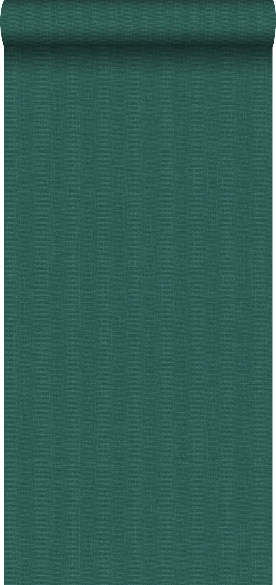 Papier peint effet lin vert pétrole - 53 cm x 10.05 m - ESTAhome ...