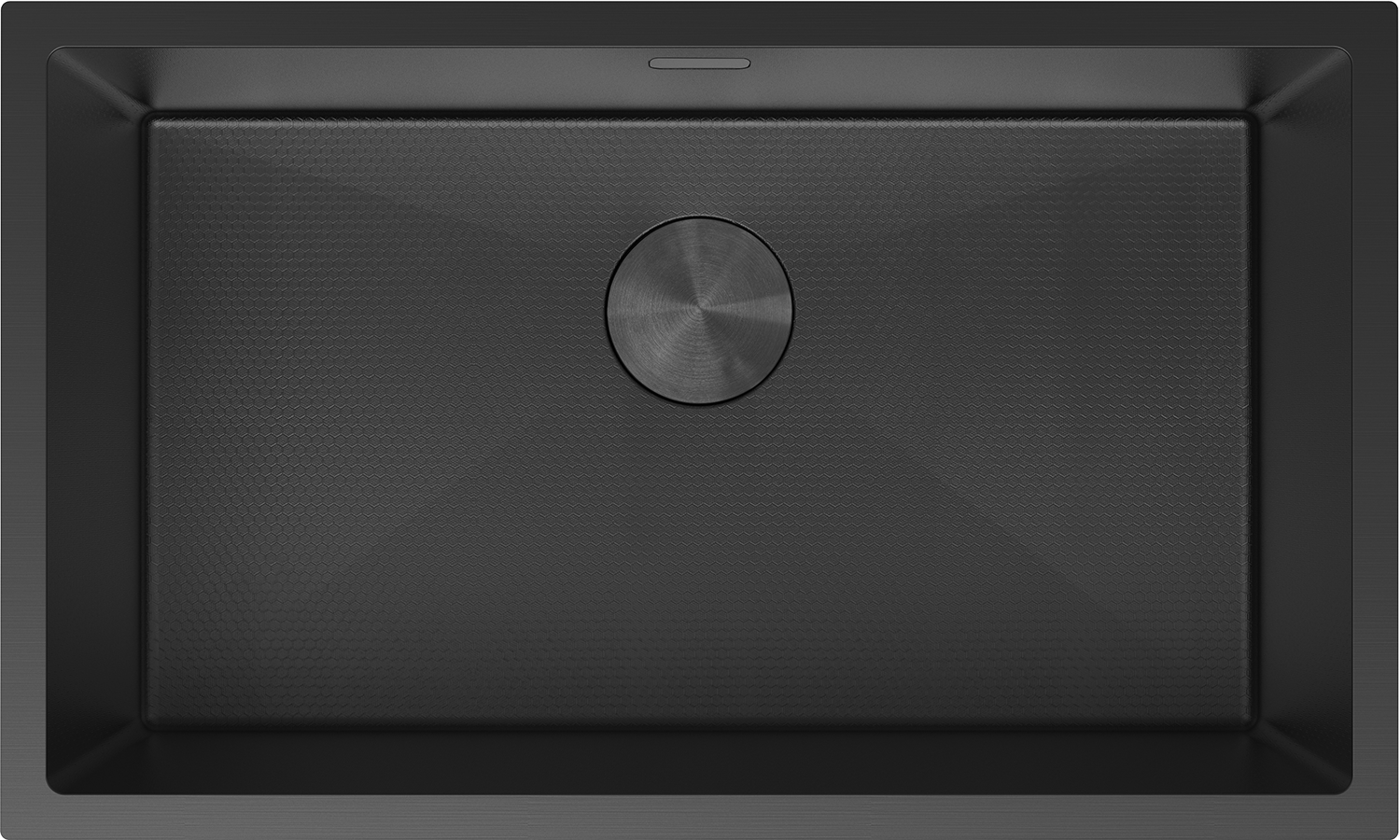Mexen Trixo évier en acier inoxydable 1 bac 750 x 440 mm, noir HC ...