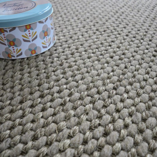Lana y Sisal - Albury big loops - Taupe - Rollo 4m x 14m | Leroy Merlin