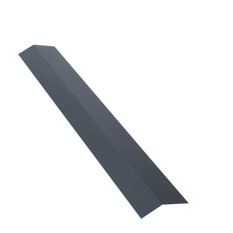 Perfil de remate de canalón de 1 m para chapa perfilada de acero lacado ...