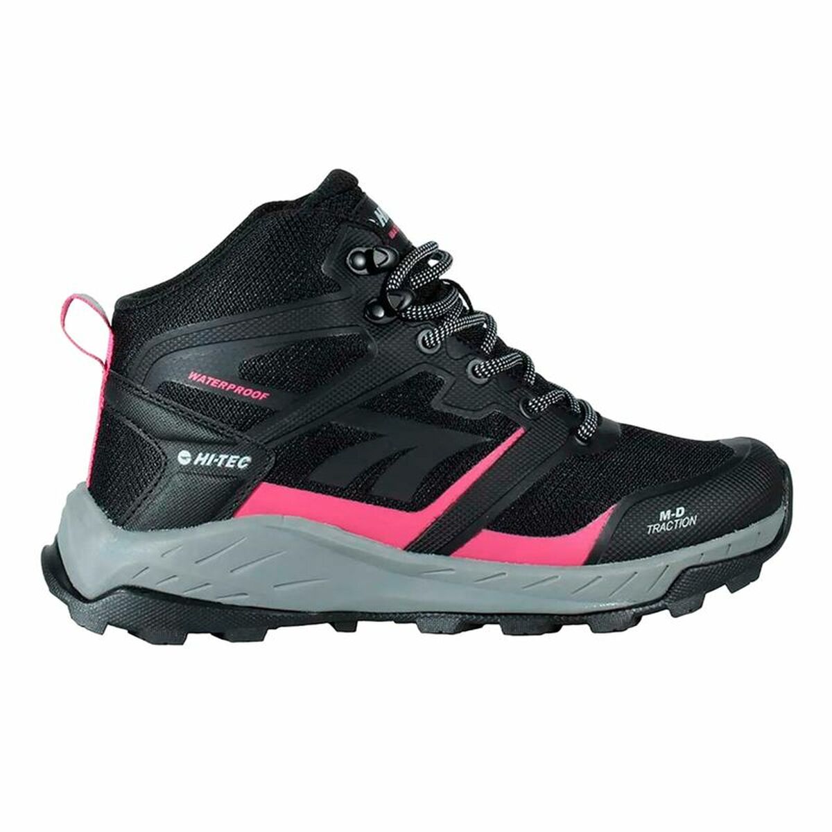 Botas de Montaña Hi-Tec Toubkal Mid Wp Negro Talla Calzado 40 | Leroy ...