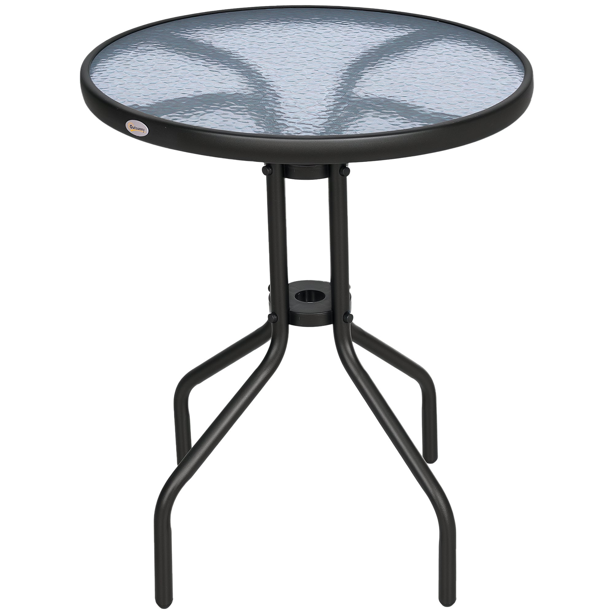 Table Ronde Bistro de Jardin dim. Ø 60 x 70H cm métal époxy ...