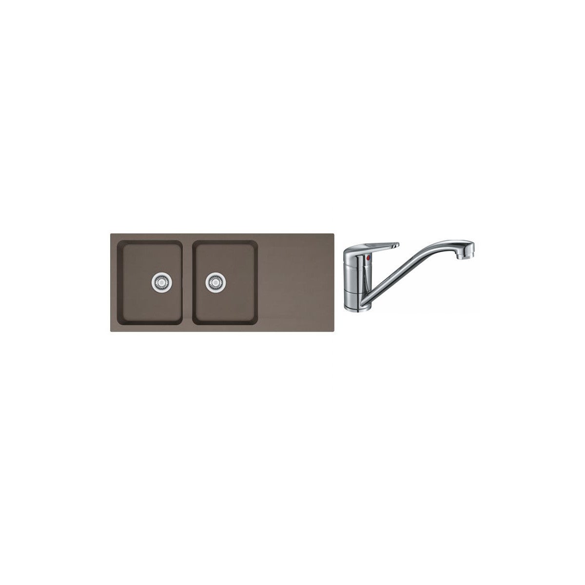 Pack Franke Orion Tectonite Oid621 + Mitigeur Novara Plus À Bec ...