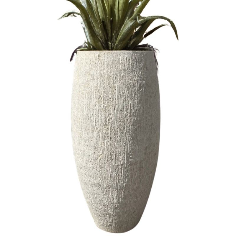 Pot à plante en pierre naturelle Atlas Beige Montpellier prestige ...