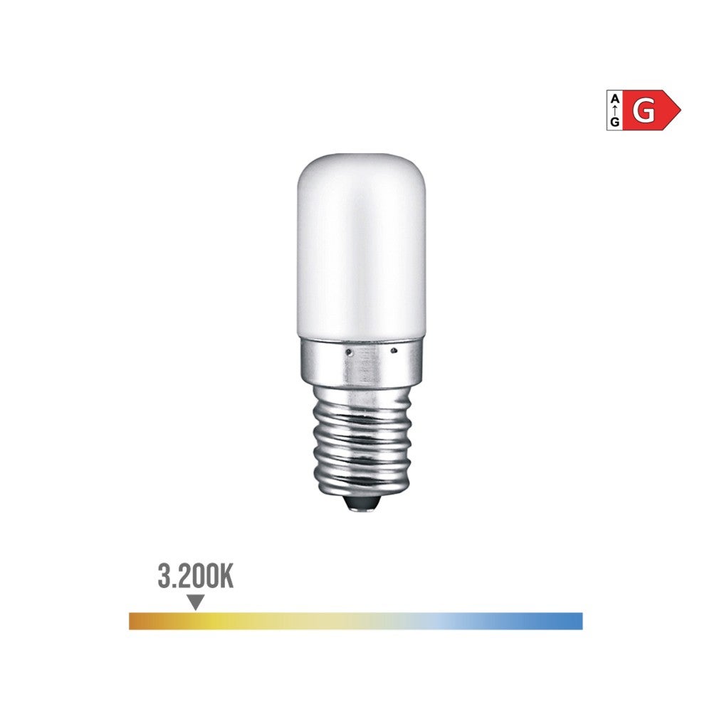 Bombilla LED EDM Pebetero Tubular E14 1,8W 130lm 3200K Luz Cálida Ø1 ...