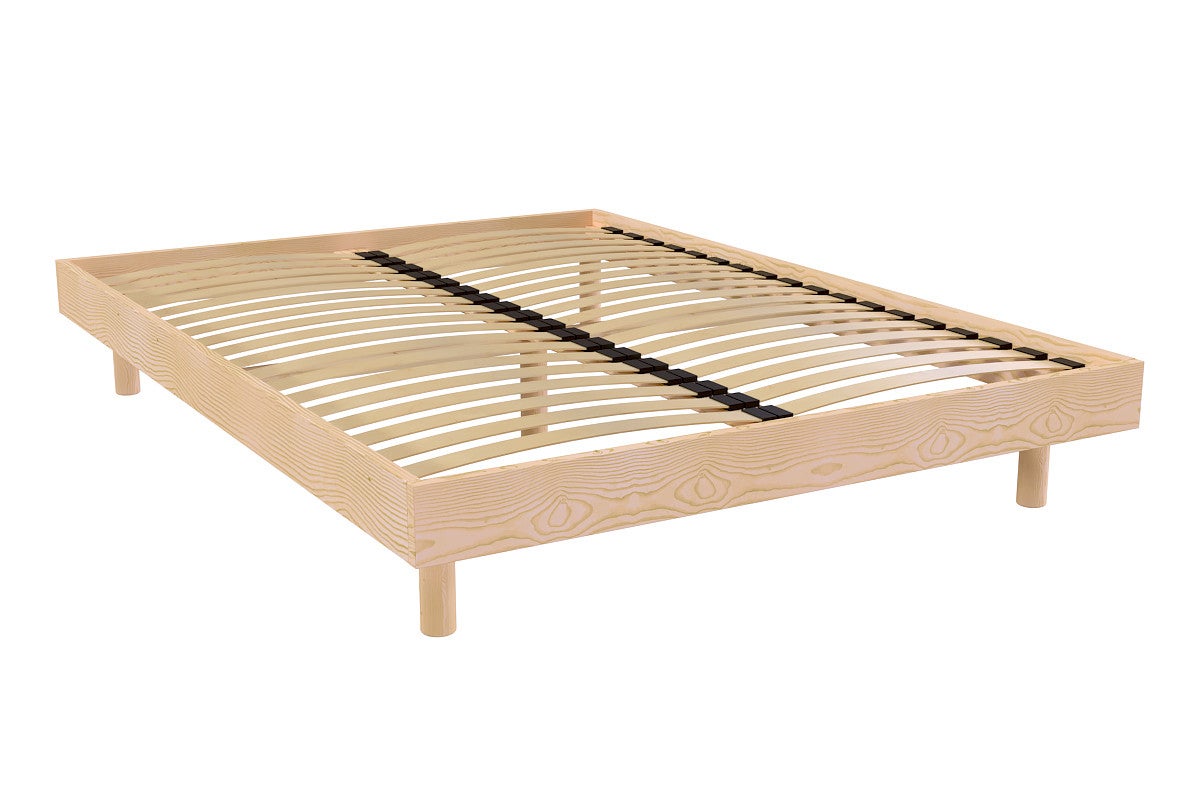 Sommier 160x200 Kit Noé en bois massif, Brut (sans vernis) | Leroy Merlin