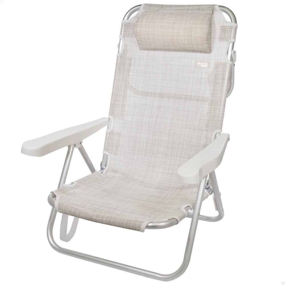 AKTIVE - Chaise Pliante Basse avec Dossier Haut Réglable et Poignée ...