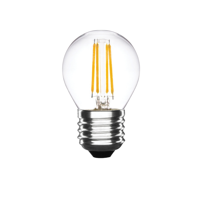 Bombilla LED mini esférica regulable de 5 W y 4000 K, E27 | Leroy Merlin