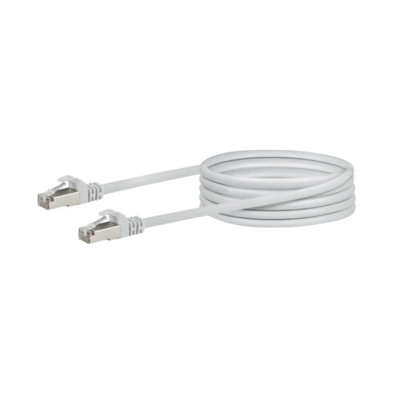 Schwaiger ckb6050 052 c ble r seau 5 m cat6 sf/utp (s-ftp) blanc | Leroy Merlin