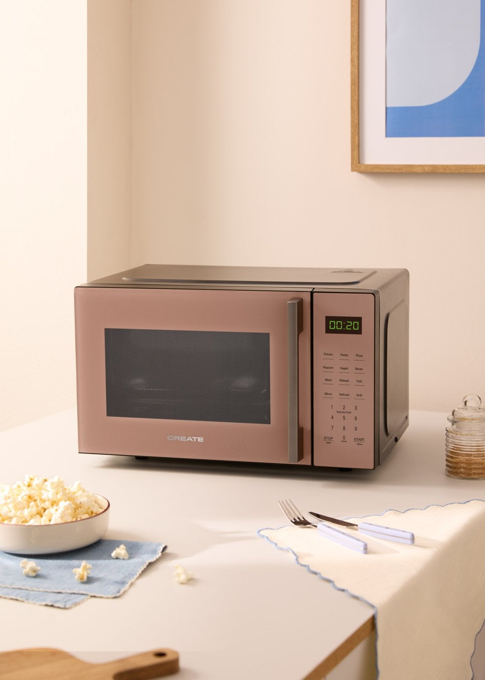 CREATE - MICROWAVE STUDIO - Micro-ondes 23L avec fonction grill et four ...