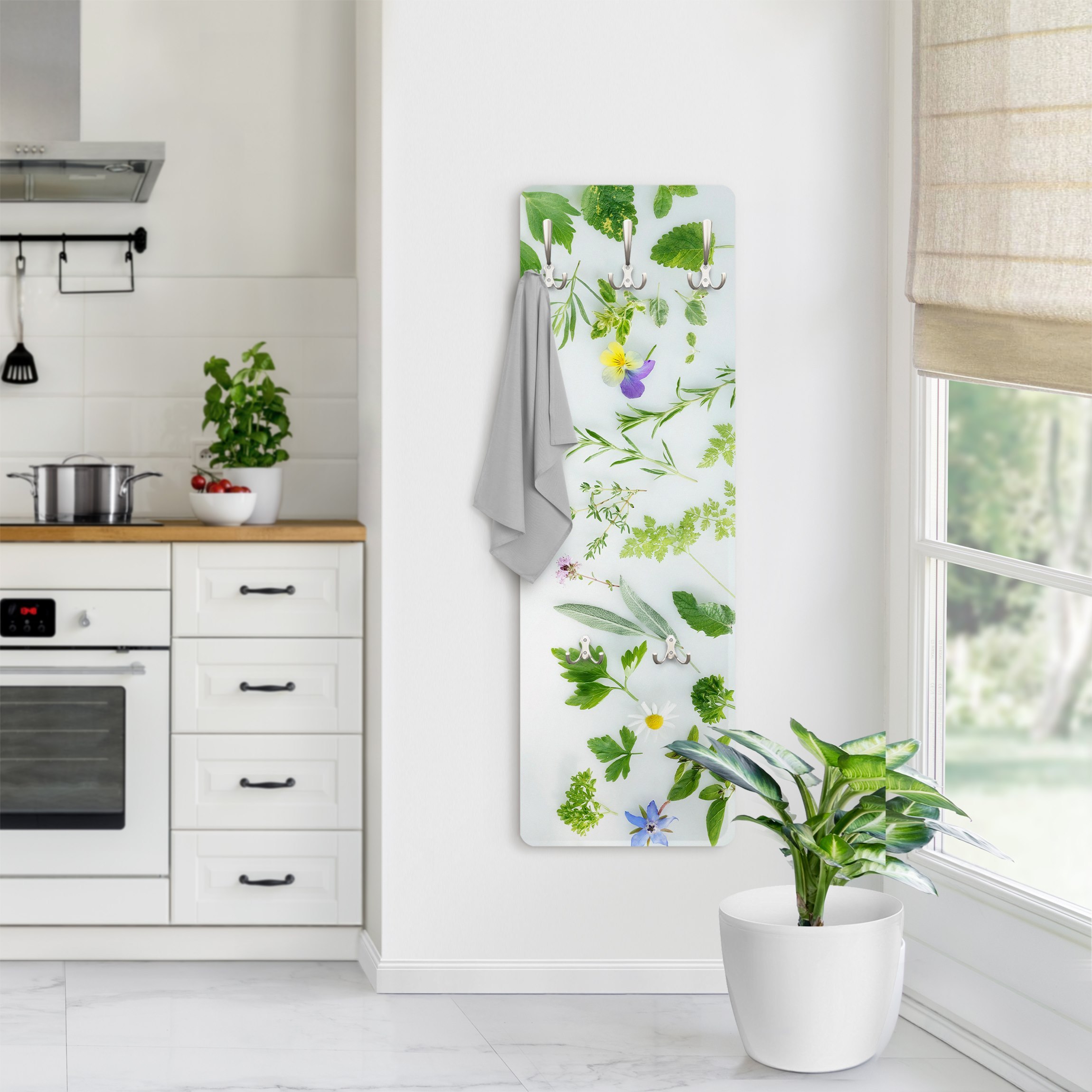 Perchero de pared motivo percha de pared madera perchero recibidor ...