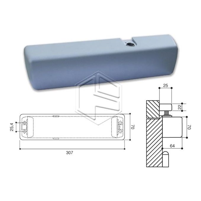 ASSA ABLOY DC340 NE CHIUDIP AER FOR 2/6 - nero | Leroy Merlin