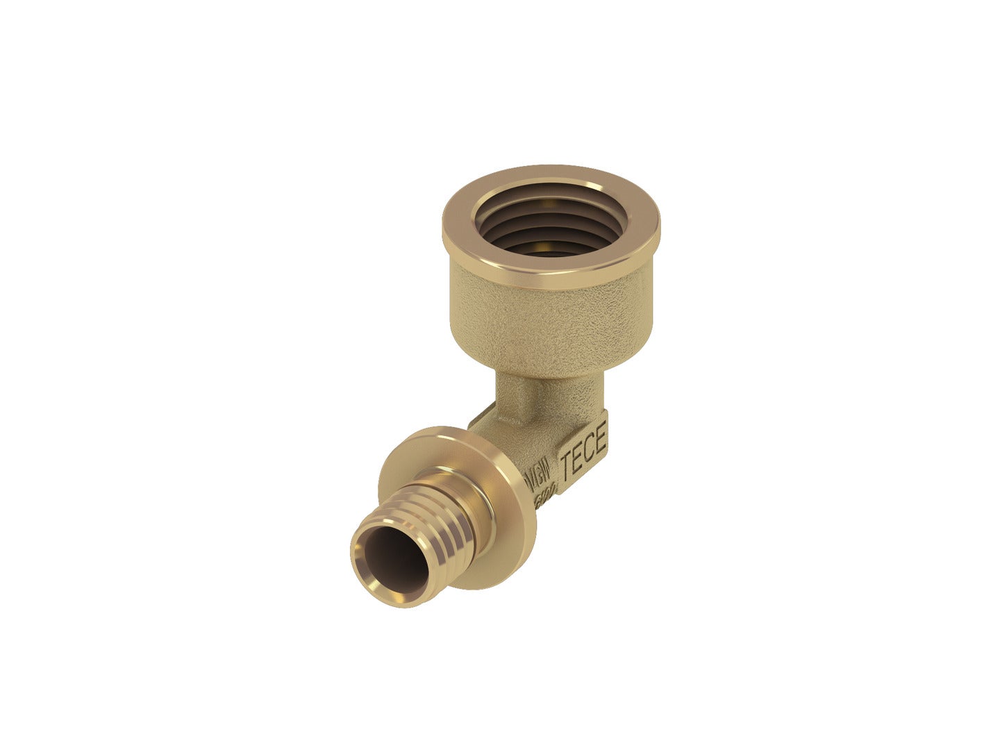 TECEflex Manchon de transition coudé, laiton standard, 768032 ...