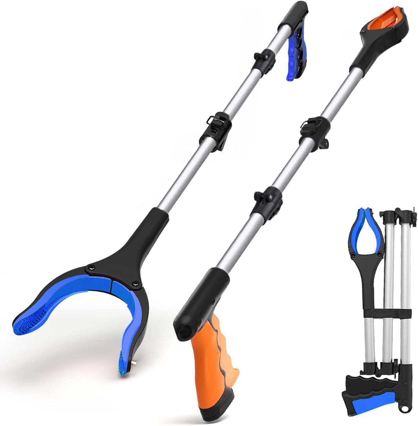 Pince Ramasse-Objets Télescopique 110cm - Pince avec Crochet Magnétique ...