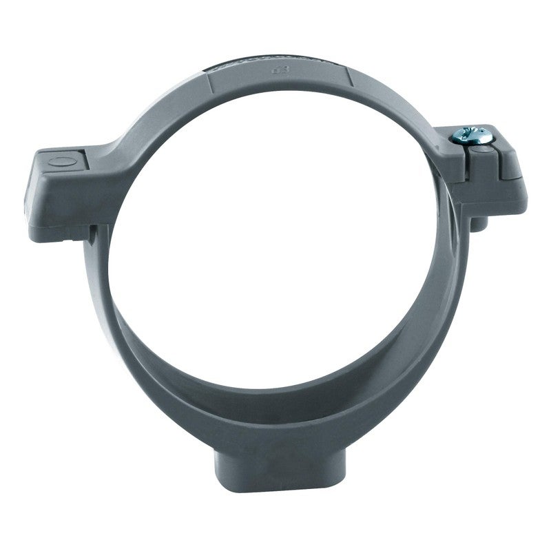 Collier de fixation charnière pour tube PVC évacuation Ø63 | Leroy Merlin