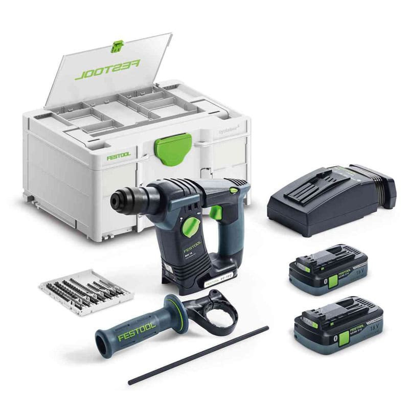 Perforateur 18V SDS-Plus (2x4,0 Ah) BHC 18 HPC 4,0 I-Plus - FESTOOL ...