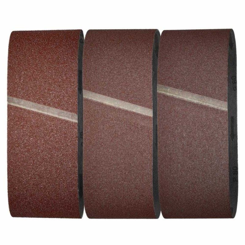 WOLFCRAFT 8415000 - Lijas de banda abrasiva grano 4080120 76 x 457 mm ...