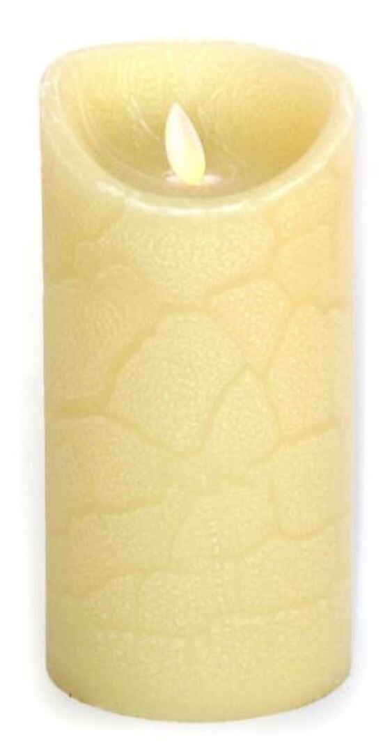 Candela LED diametro 9x18 cm con interruttore a 3 posizioni incluso ...