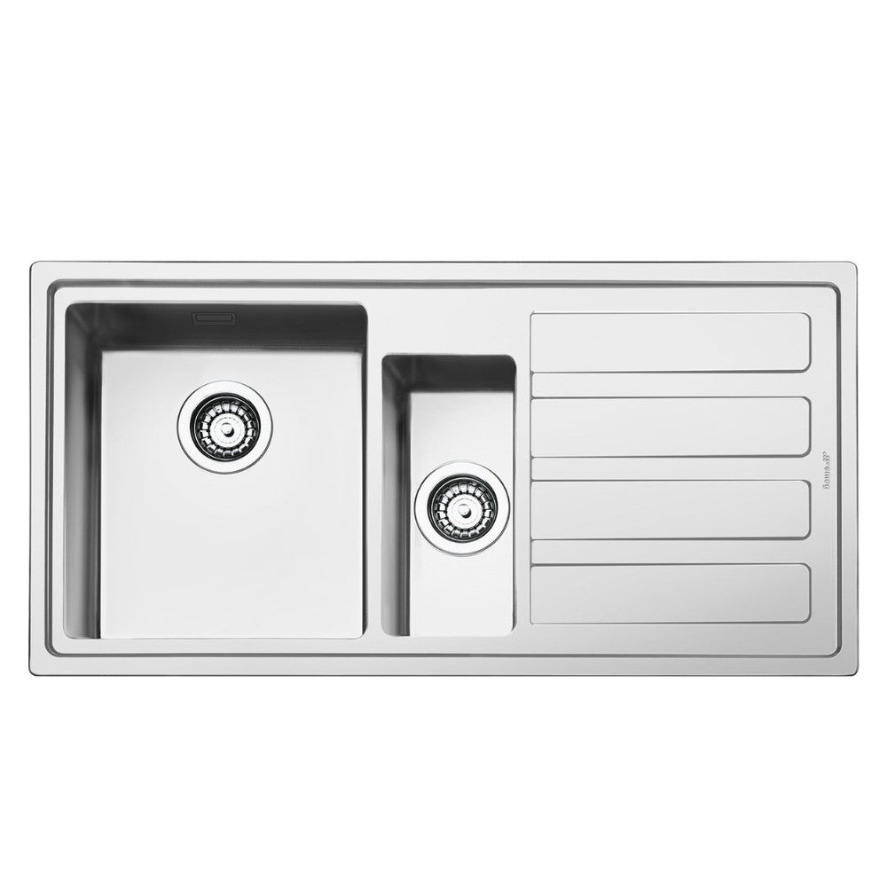 Évier 100x50 cm avec égouttoir | Leroy Merlin