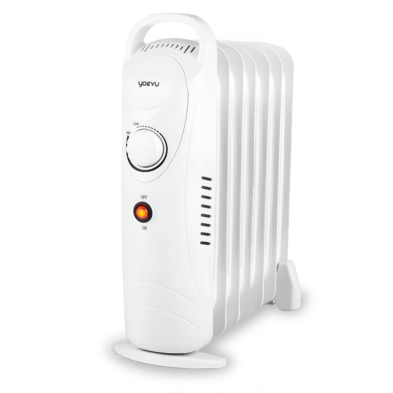 YOEVU MINI RADIADOR DE ACEITE BAJO CONSUMO 7 ELEMENTOS 800W BLANCO ...