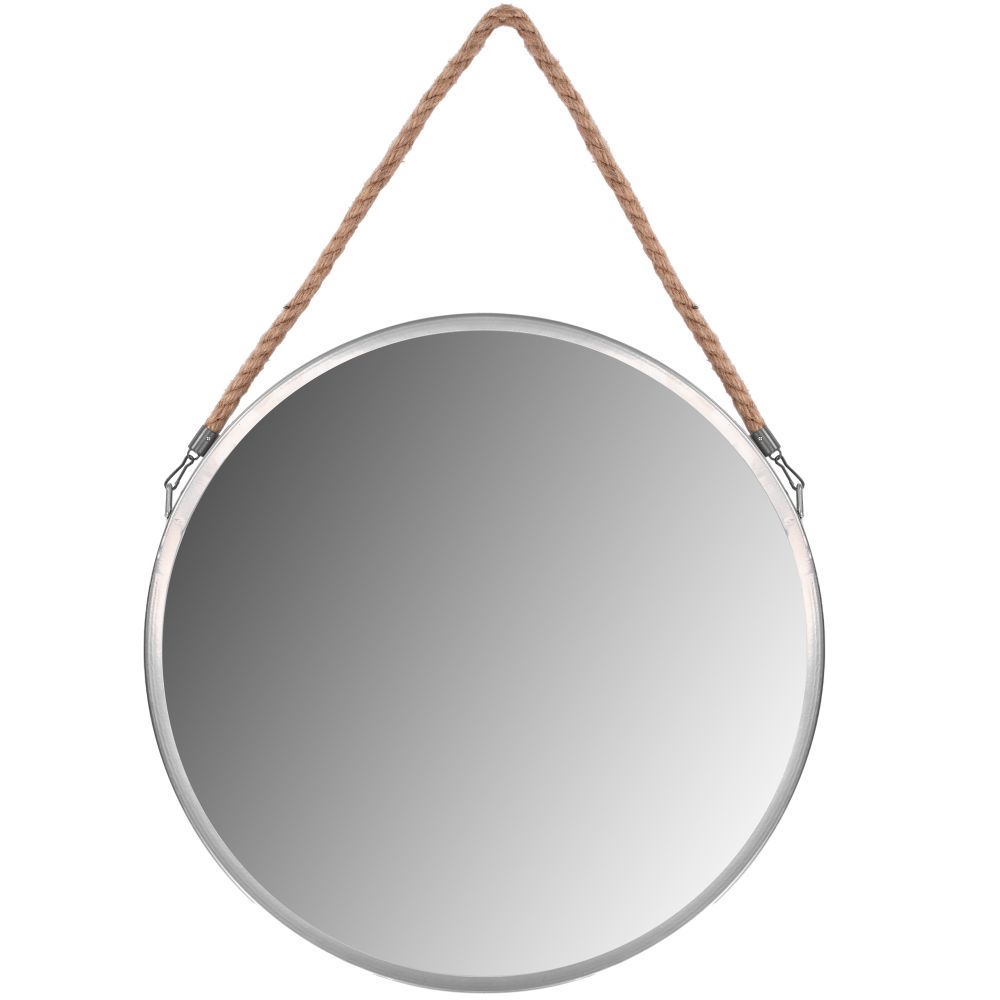 CORDE MIROIR RONDE ARGENT 40CM KLMH-0410S-1 | Leroy Merlin