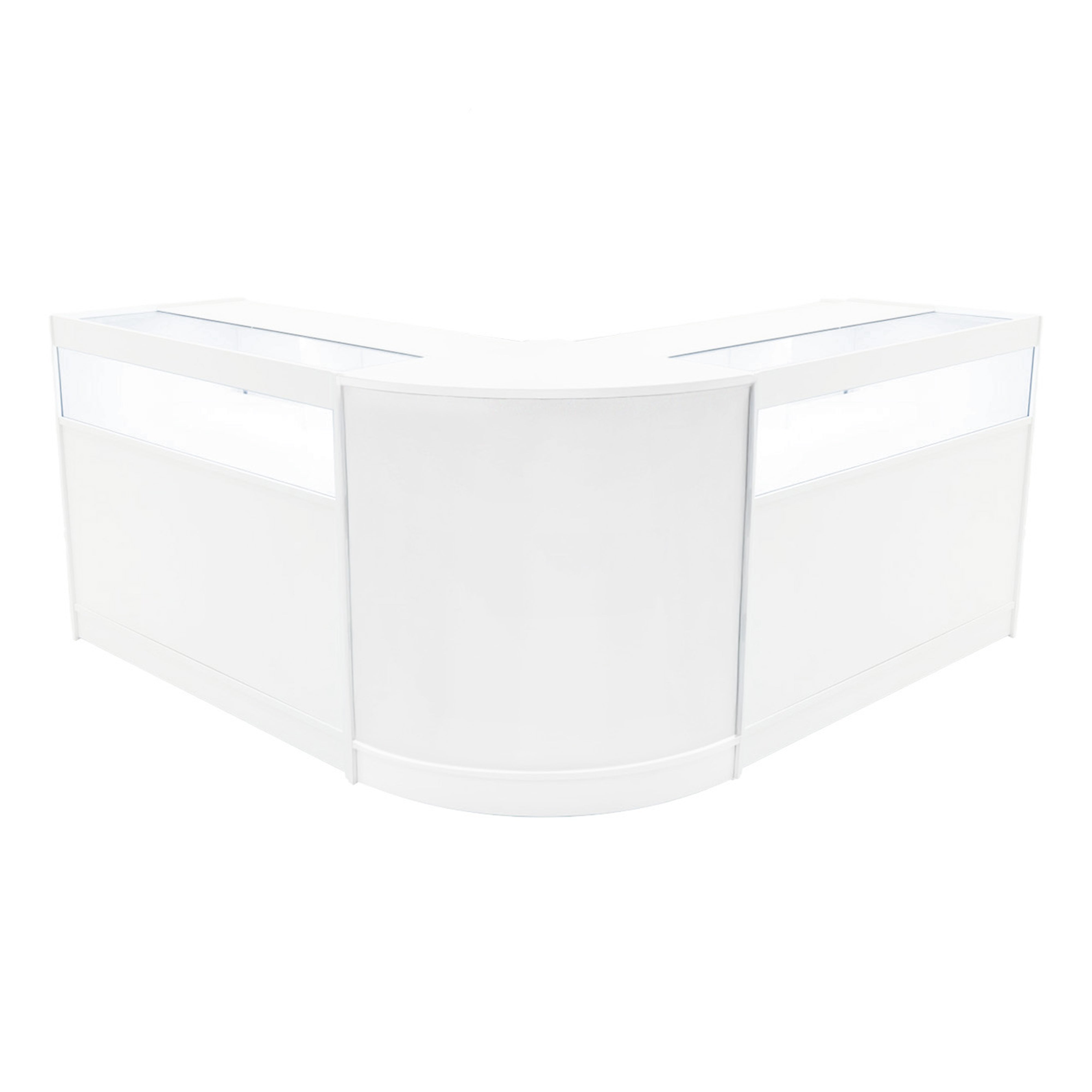 Set Banconi Iris LED Acero B1200 CM60 con Ante Scorrevoli e Serratura 3 ...