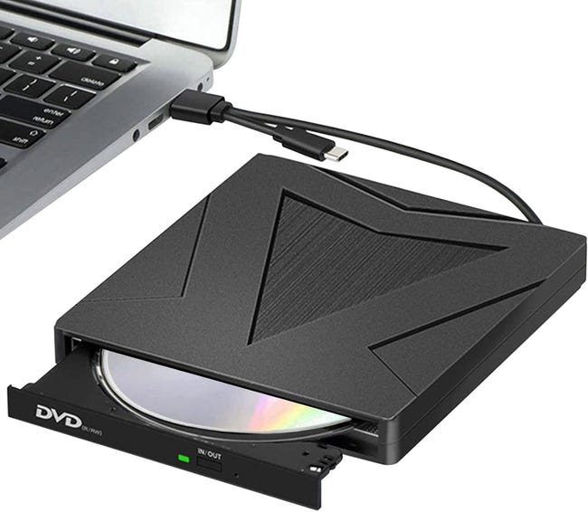 Lecteur DVD/CD externe USB 3.0 et Type-C, graveur portable, compatible ...