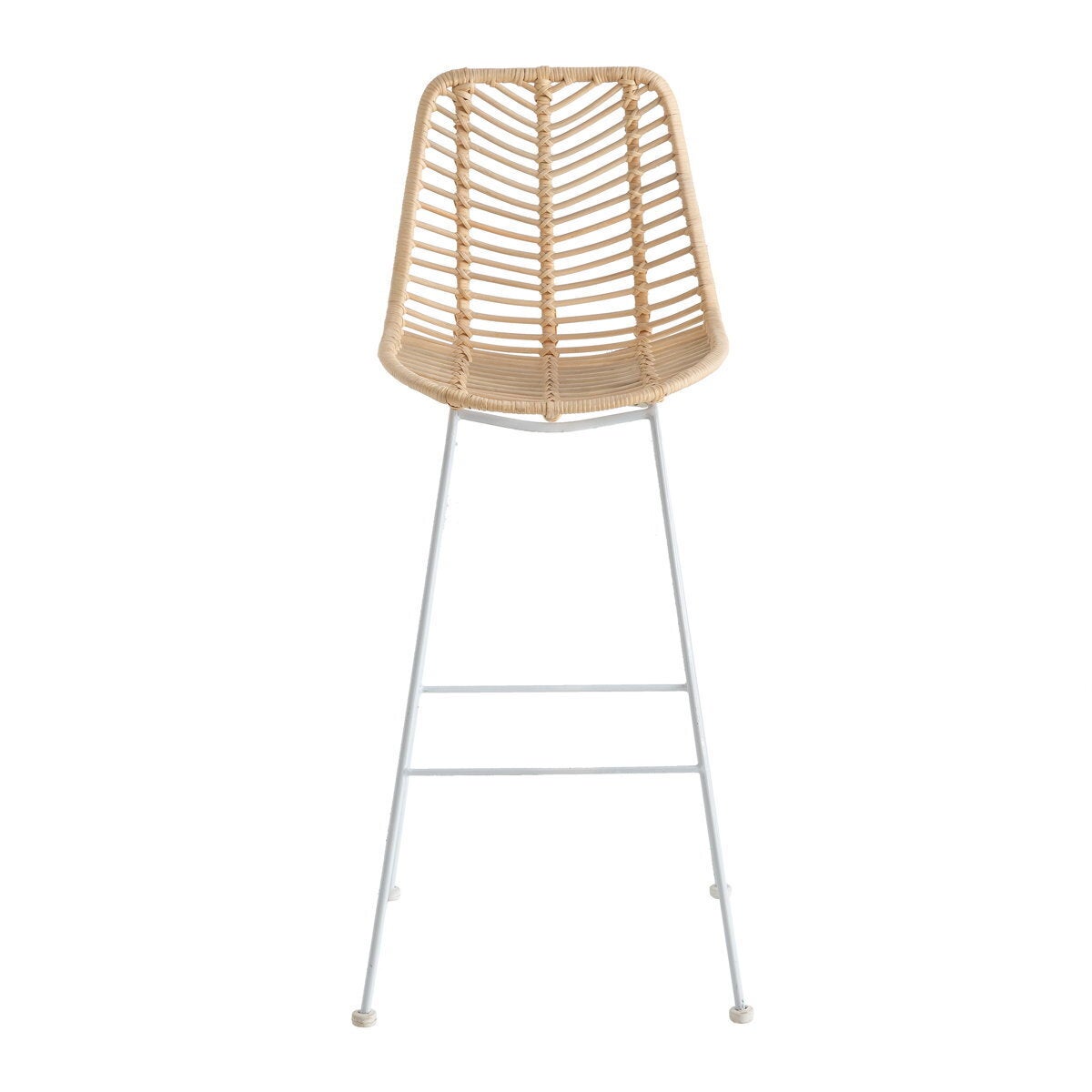 Taburete ratán natural 46 x 107 cm | Leroy Merlin
