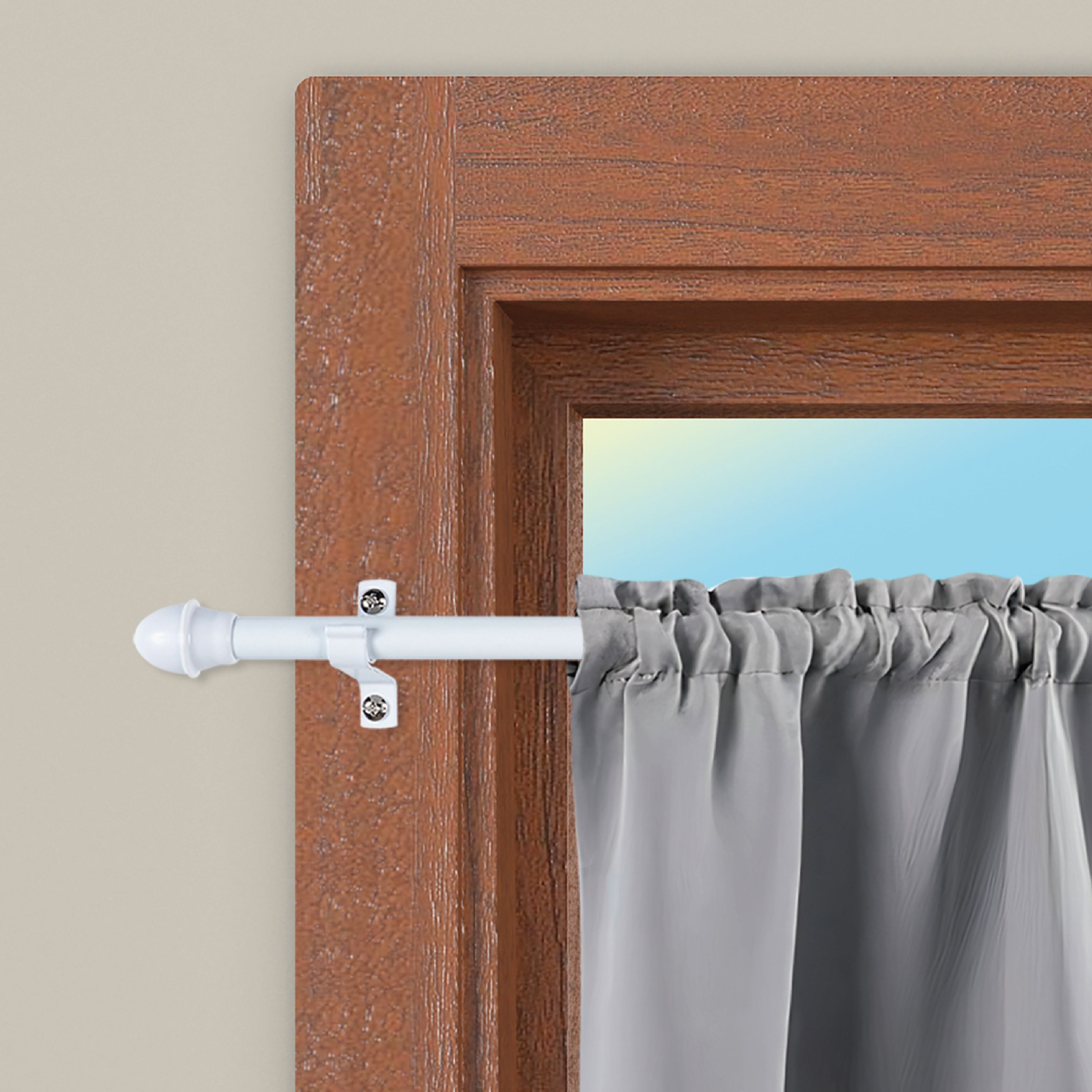 Barre de Vitrage Extensible Décorative, Tringle à Rideau pour Fenêtre ...