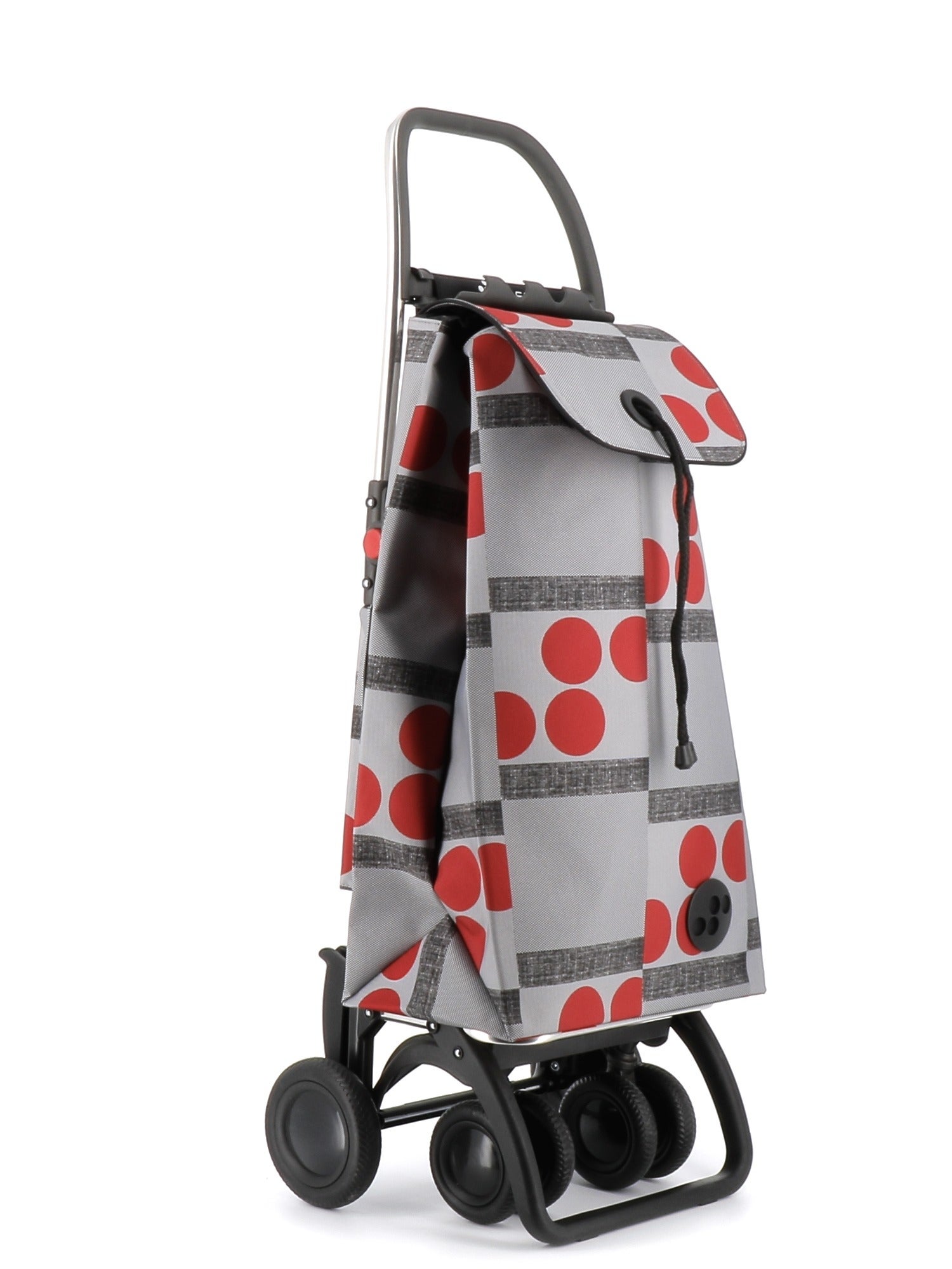 Carro Rolser I-Max Logos 4 Ruedas 2 Giratorias Plegable - Rojo | Leroy ...