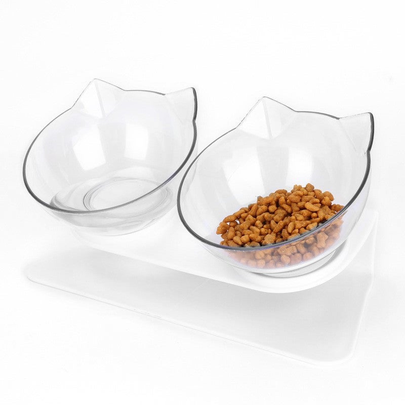 Bols pour Chat inclinables à 15 ° Bols Doubles de Nourriture pour Chat ...