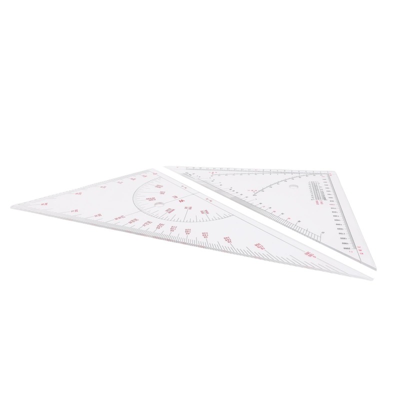 Règle triangulaire multifonctionnelle en acrylique de 405 mm pour le ...