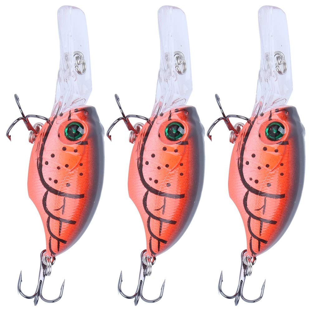 3 pezzi Deep Diving Hook Scrapper Lure Artificiale Simulazione Esca ...