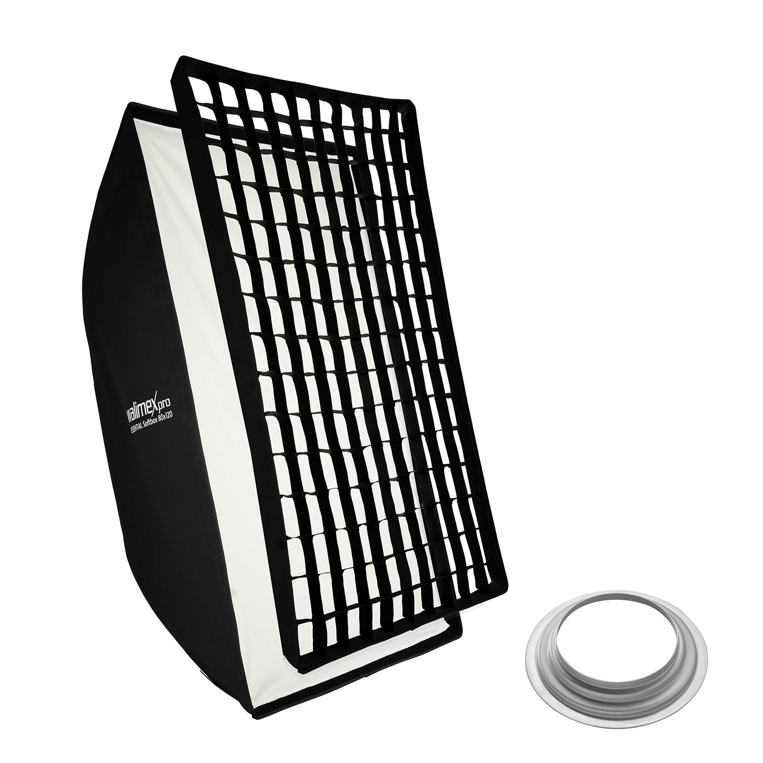 Walimex pro Softbox Essential 80x120cm + adaptador para Hensel Expert, giratoria 360°, fácil ...
