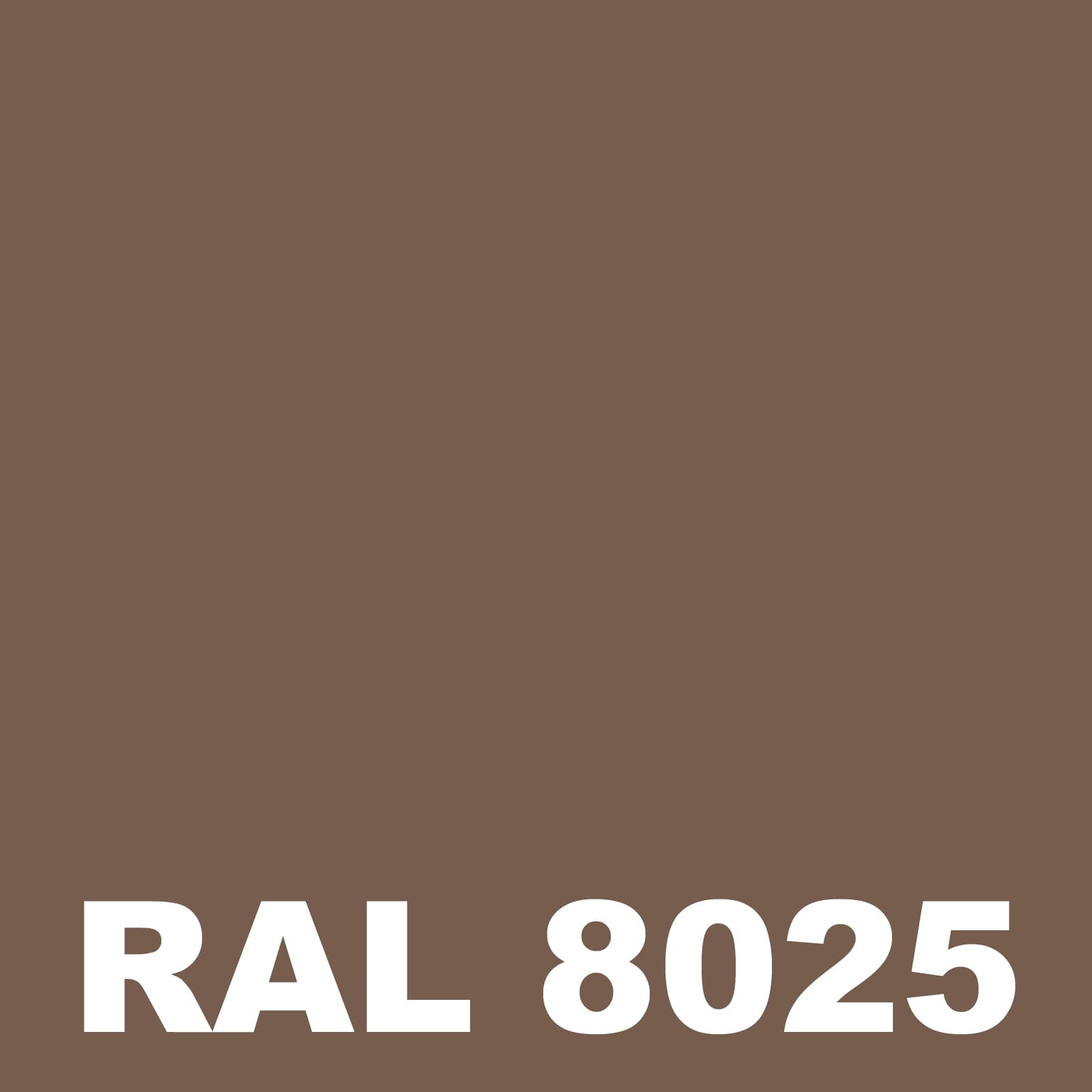 Peinture Sol Industriel - Metaltop - Brun pâle - RAL 8025 - Pot 1L ...