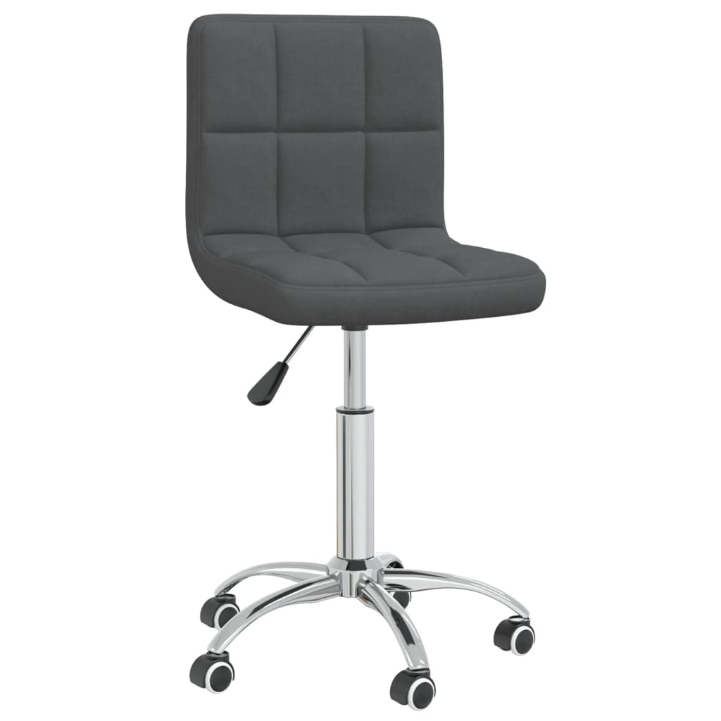 Chaise Pivotante De Salle à Manger Gris Foncé Tissu Leroy Merlin