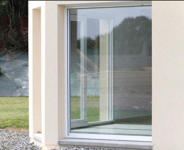 Châssis fixe pvc RAL 9016 ( L.: 40 cm x H.: 190 cm) | Leroy Merlin